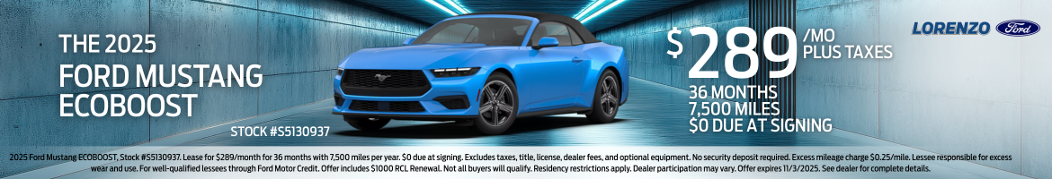 New Ford Mustang Lease Deals & Specials Near Kendall, FL